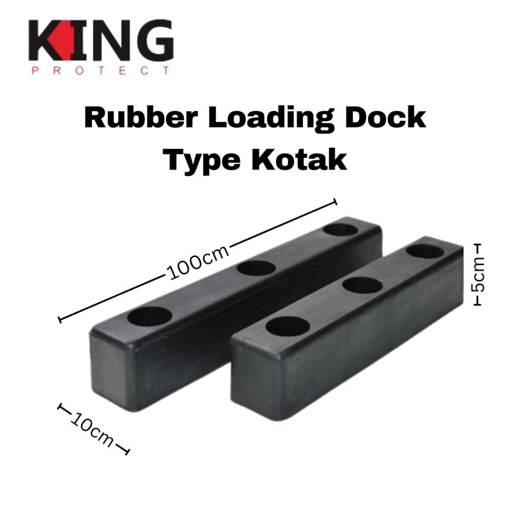 Rubber Loading Dock Kotak T 5CM X L 10CM X Panjang 100CM